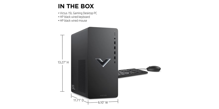 HP Victus 15L Gaming Desktop TG02-0137c (Open Box)