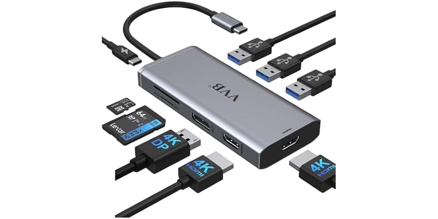 Docking Station VVB USB C Adapter