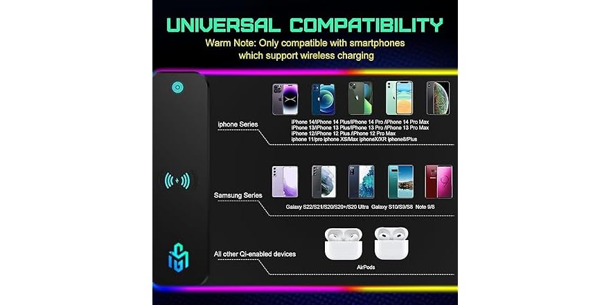 GIM 15W RGB Gaming Mouse Pad