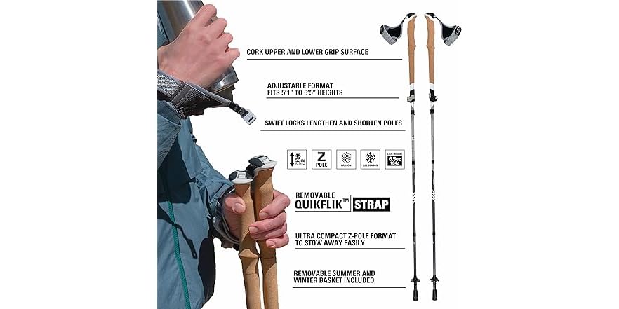 Terrain™ Alpha Vertex Carbon Trekking Po