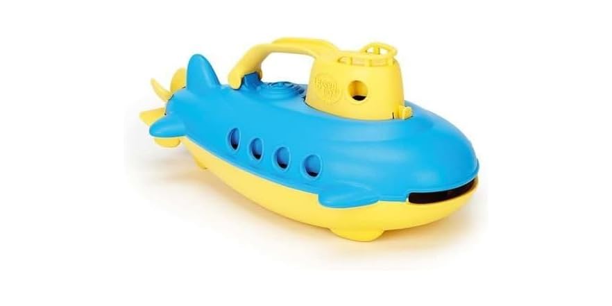 Green Toys Submarine in Yellow & Blue