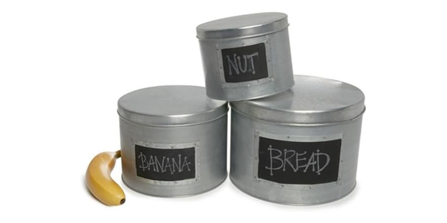 Nesting Tin Containers - Set of 3