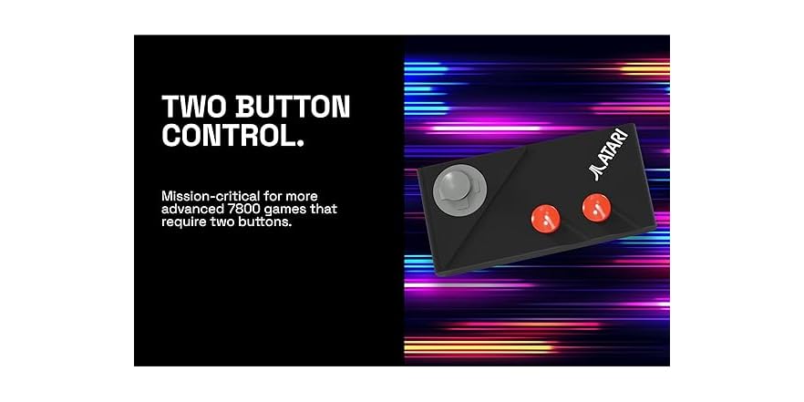 Official Atari 7800+ Console & Wireless Controller