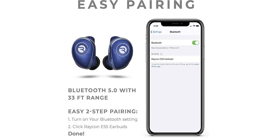 Raycon E55 True Wireless Earbuds, Your Choice