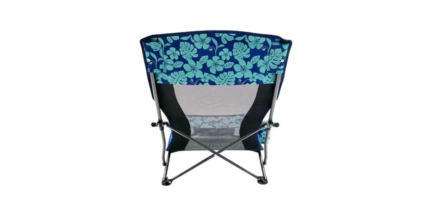 Collapsible Blue Beach Chair