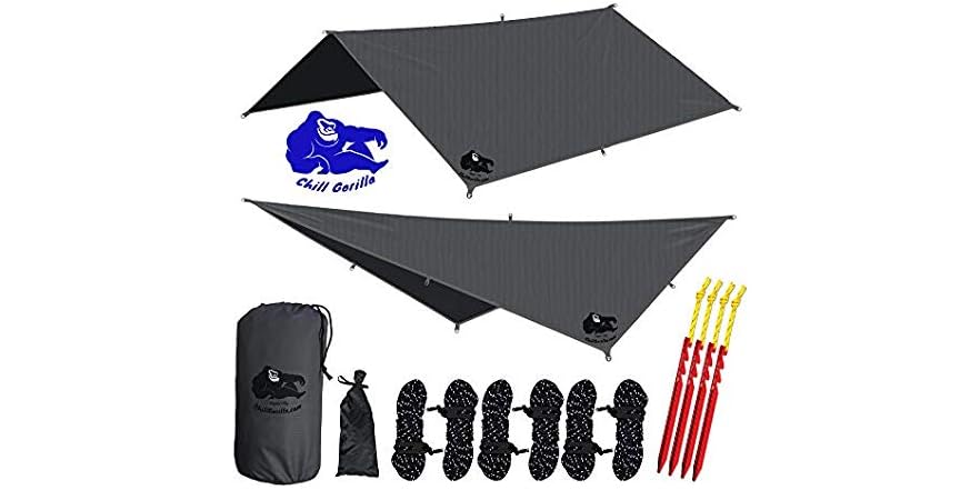 Chill Gorilla Hammock Rain Fly Camping Tarp