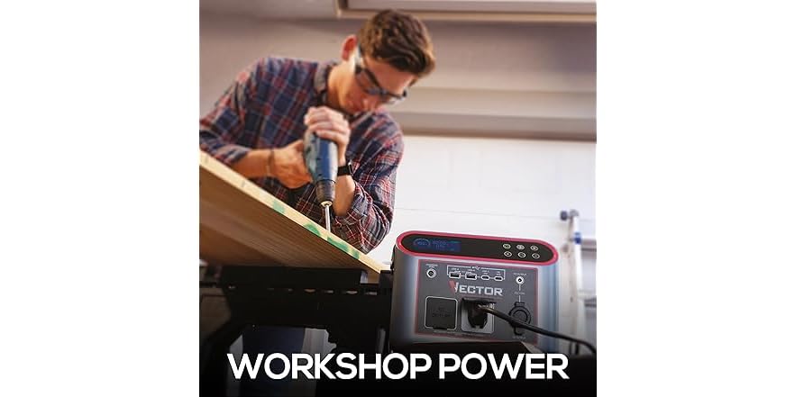 VECTOR VECLIPS6 733 Watt Lithium Portable Power Station