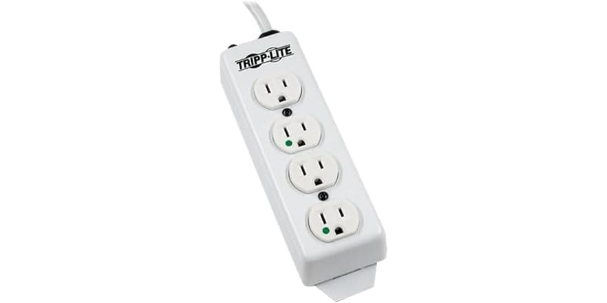 Tripp Lite 15FT Safe-IT Hospital-Grade 4 Outlet Power Strip
