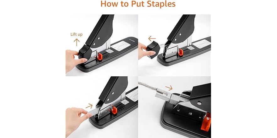 Amazon Basics Effortless Heavy Duty Stapler