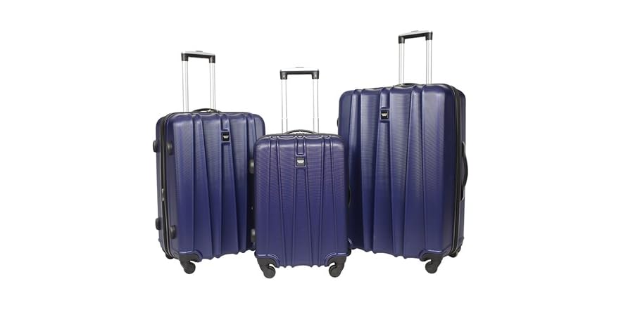 Sharper Image 3PC Hardside Luggage Set (5 Colors)