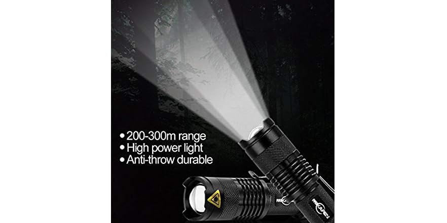 MIKAFEN 5 Pack Mini LED Flashlights