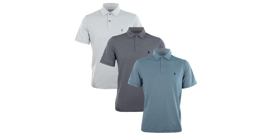 IZOD Men's Polos 3-Pack