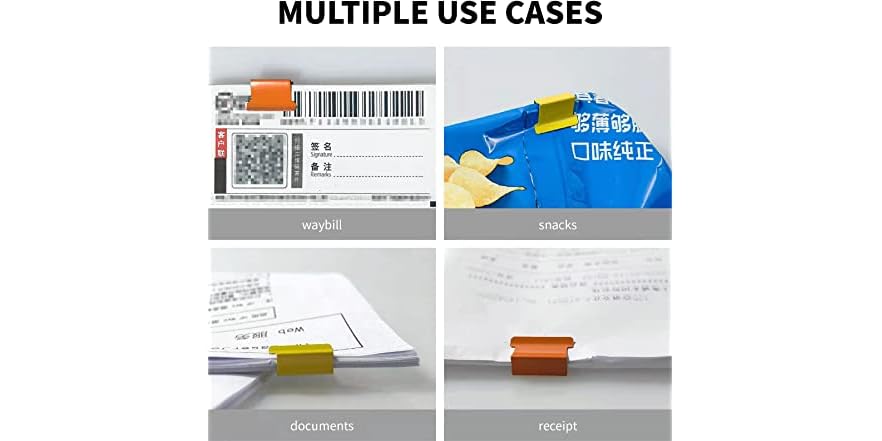 Binder Snack Clips 100PCS