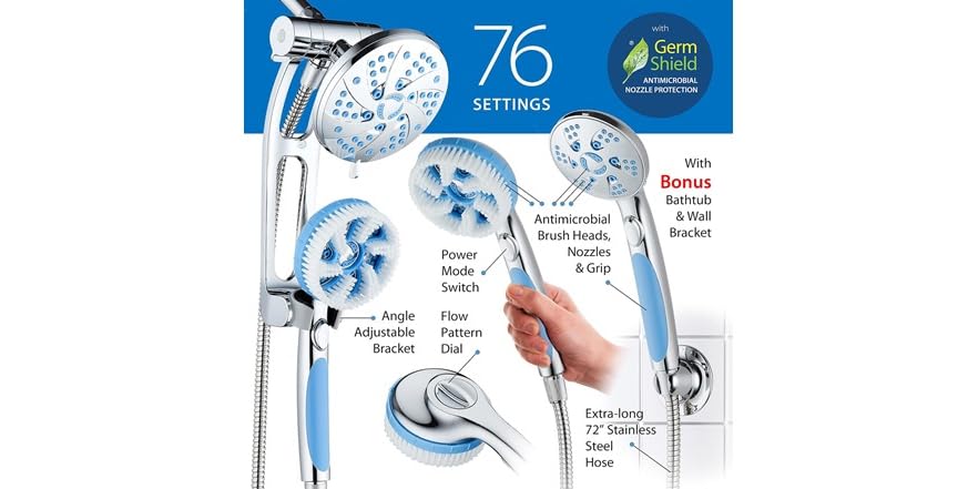 Aquacare Antimicrobial Body Care Shower System (Open Box)