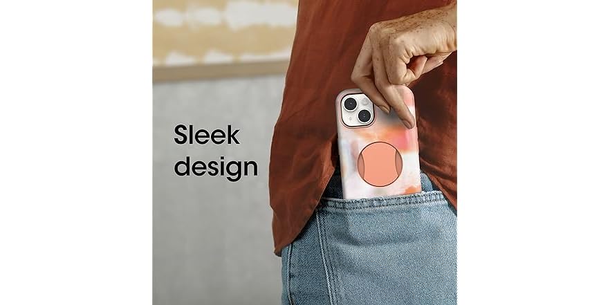 OtterBox iPhone 14 OtterGrip Symmetry Series Case - built-in grip ...