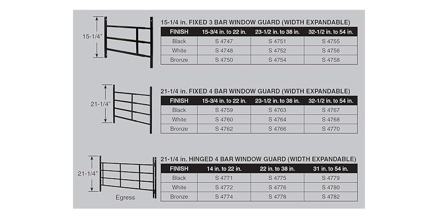 Segal S 4752 Fixed Window Guard