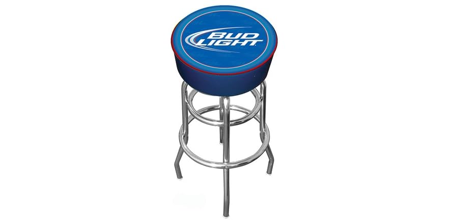 Bud Light Blue Bar Stool