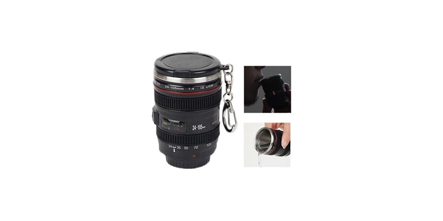 Mini Camera Lens Shot Glasses (3-Pack)