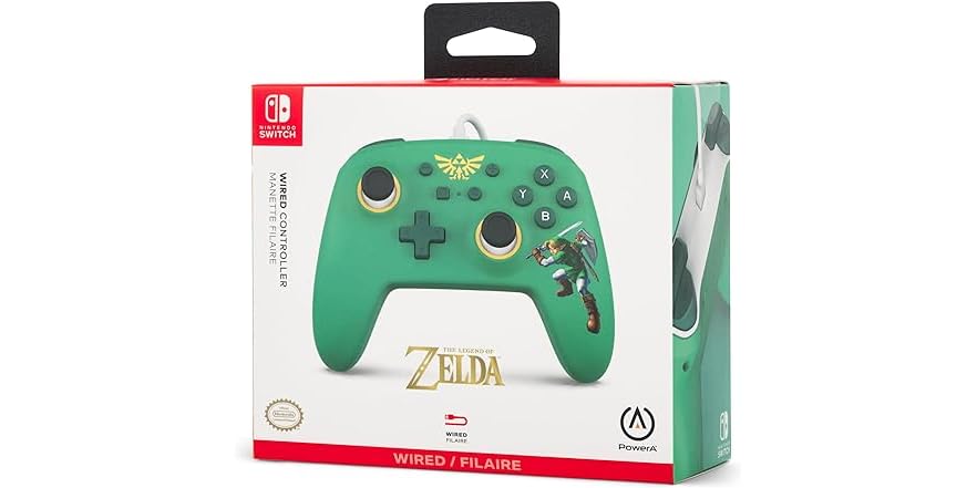 PowerA Nintendo Switch Wired Controller - Officially Licensed by Nintendo