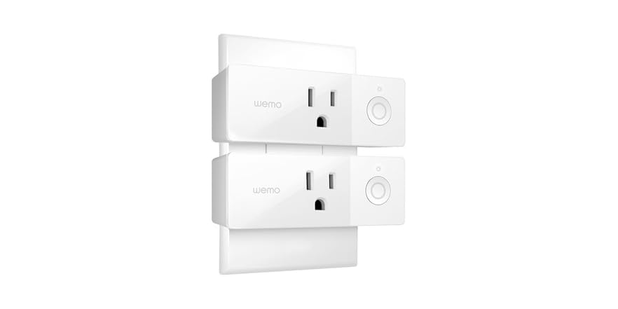 Wemo Mini Wi-Fi Smart Plug (2-Pack)