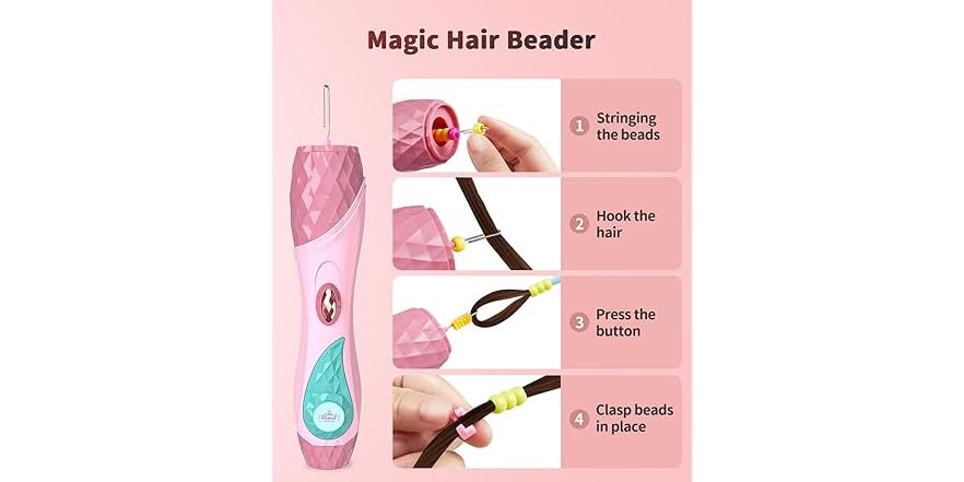 Girls Hair Twist & Bead Maker Toy 2 Pack