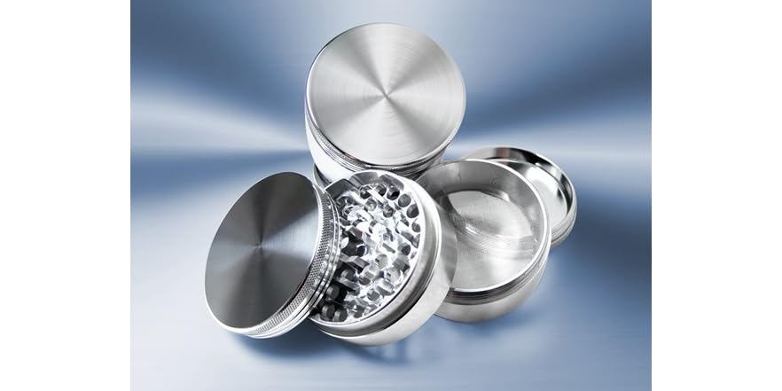 Toker Premium 5-Pc Titanium Herb Grinder 2-Pack