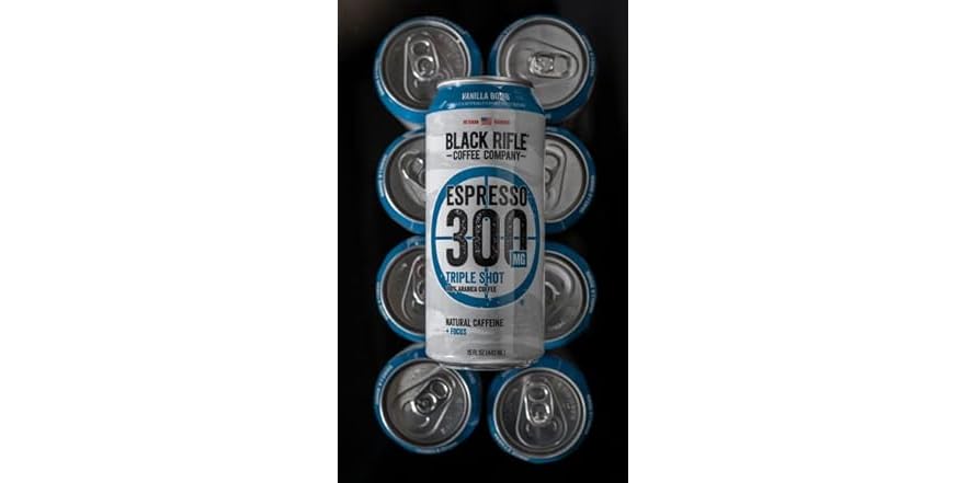 (12 Pack) Black Rifle Coffee RTD Vanilla Bomb, 15 Fl Oz