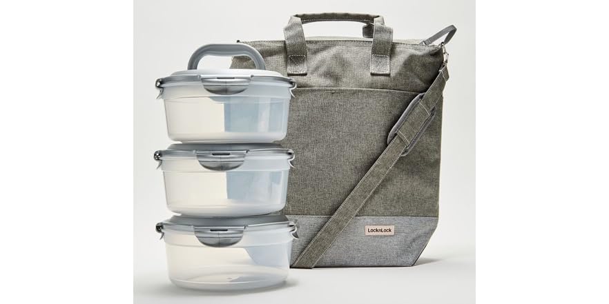LocknLock Insulated Tote Bag w/Containers