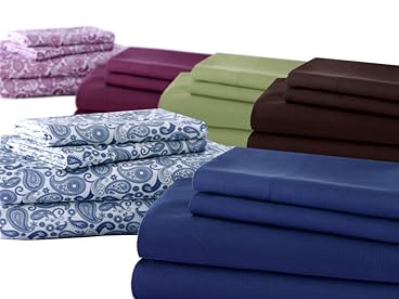 8Pc Pattern & Solid Sheets-6 Colors-4 Sizes