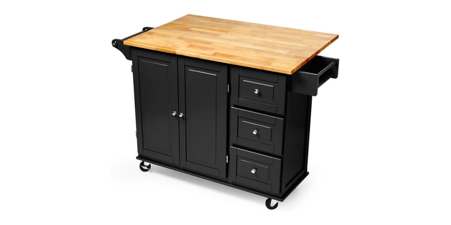 Three Drawer Kitchen Cart (3 Colors)