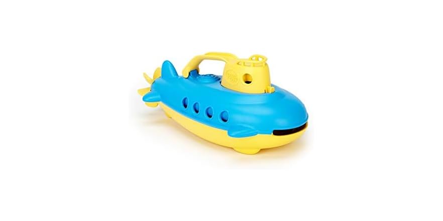 Green Toys Submarine in Yellow & Blue