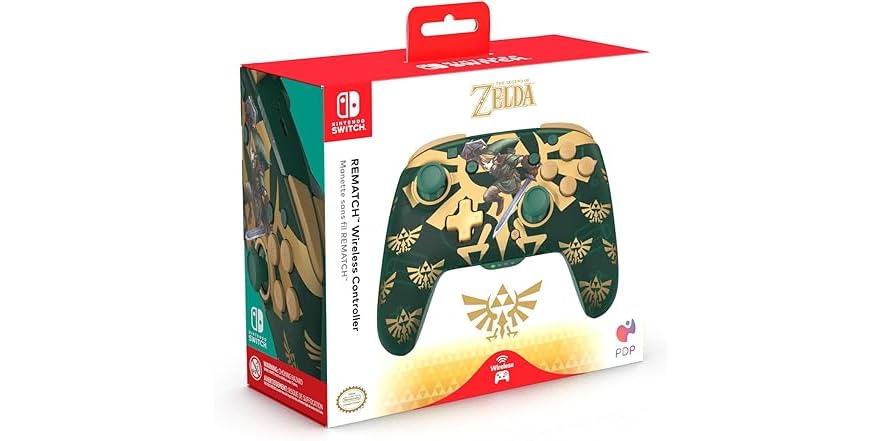 PDP REMATCH Enhanced Wireless Nintendo Switch Pro Controller