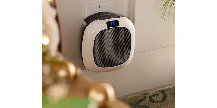 Hunter Set of 2 Wall Outlet Space Heaters