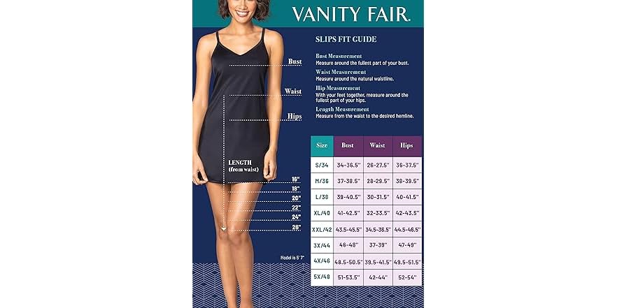 Vanity Fair Body Foundation Half Slip