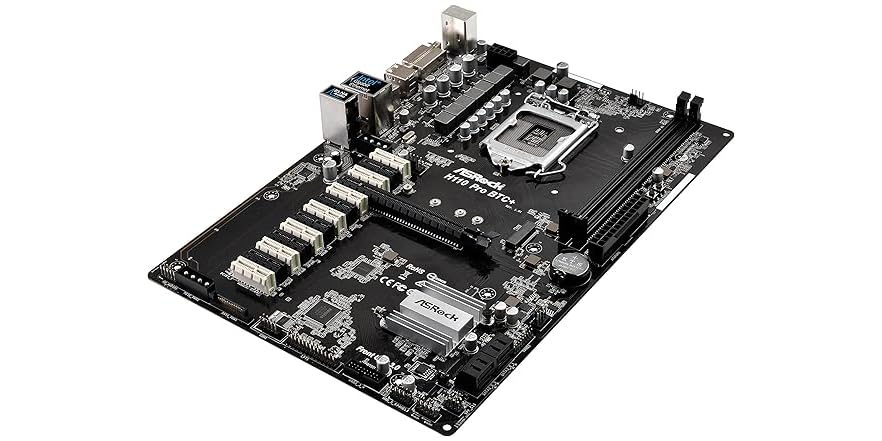 ASRock H110 Pro BTC+ 13GPU Mining Motherboard (Open Box)