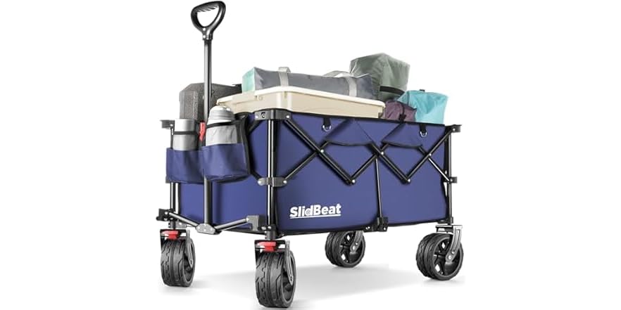 220L Collapsible Wagon with Big Wheels