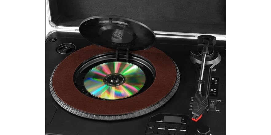 Victrola Bluetooth Record Player with CD Player