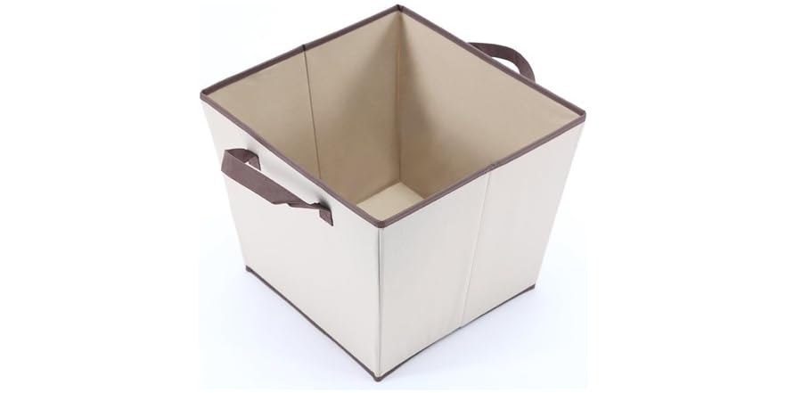 Foldable Open Square Storage Bin, 2pk