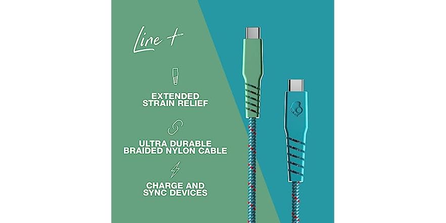 Skullcandy Line+ USB-C Charger Cable