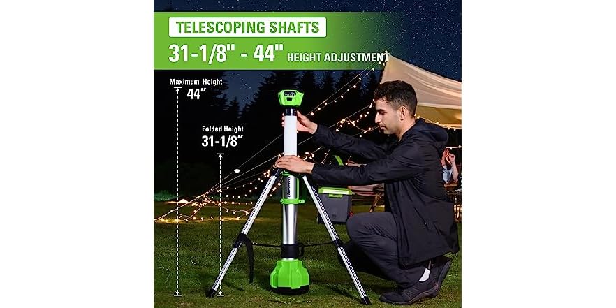 Greenworks 24V 2-In-1 2 LED Work Light