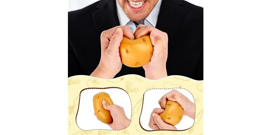 4 Packs Potato Stress Toy