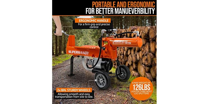 SuperHandy Portable Log Splitter