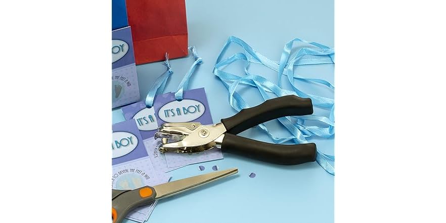 Officemate Hole Punch w/Soft Grip Handle