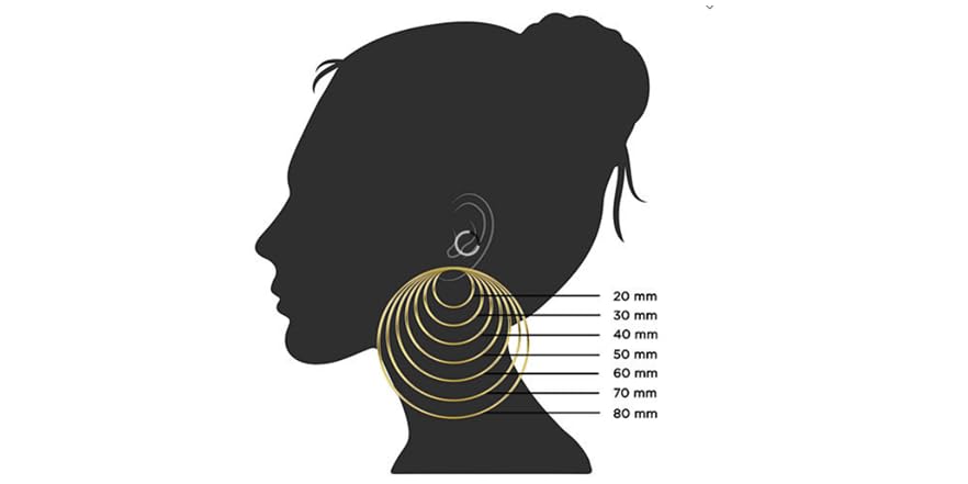 18KT Gold-Plated Twisted Square Tube Hoop