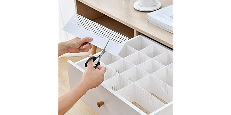 15pcs Adjustable Drawer Dividers