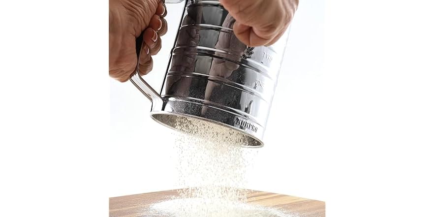 Norpro 3-Cup Steel Flour Sifter
