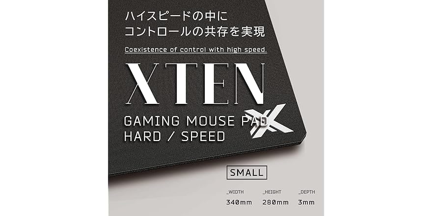 XTEN Gaming Mouse PAD Hard/Speed Small