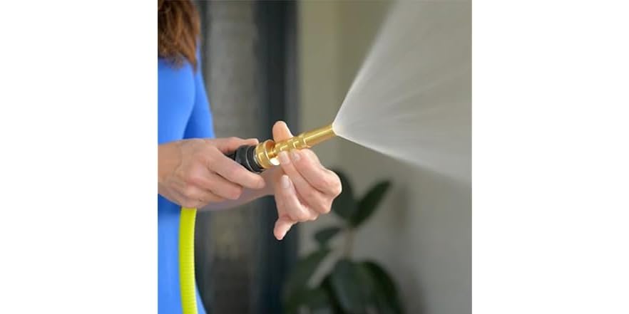 Sun Joe Solid Brass Adjustable & Jet Nozzle - 2pk