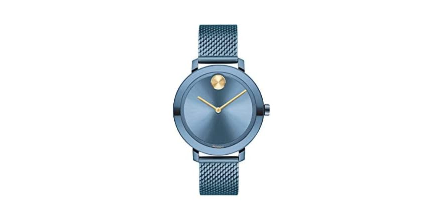 Movado Evolution Blue Ion Mesh Ladies