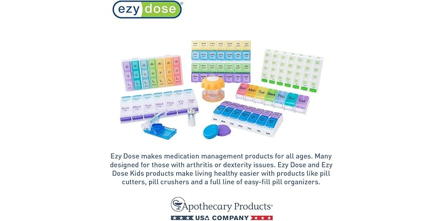 EZY DOSE Pill Cutter Blue